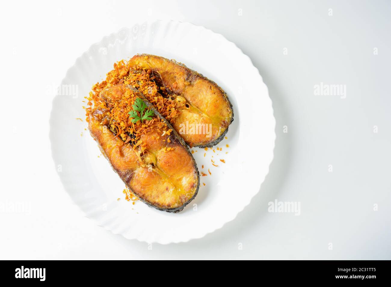 Deep Fried Pangasius fish with Black Pepper Garlic and fish source ...