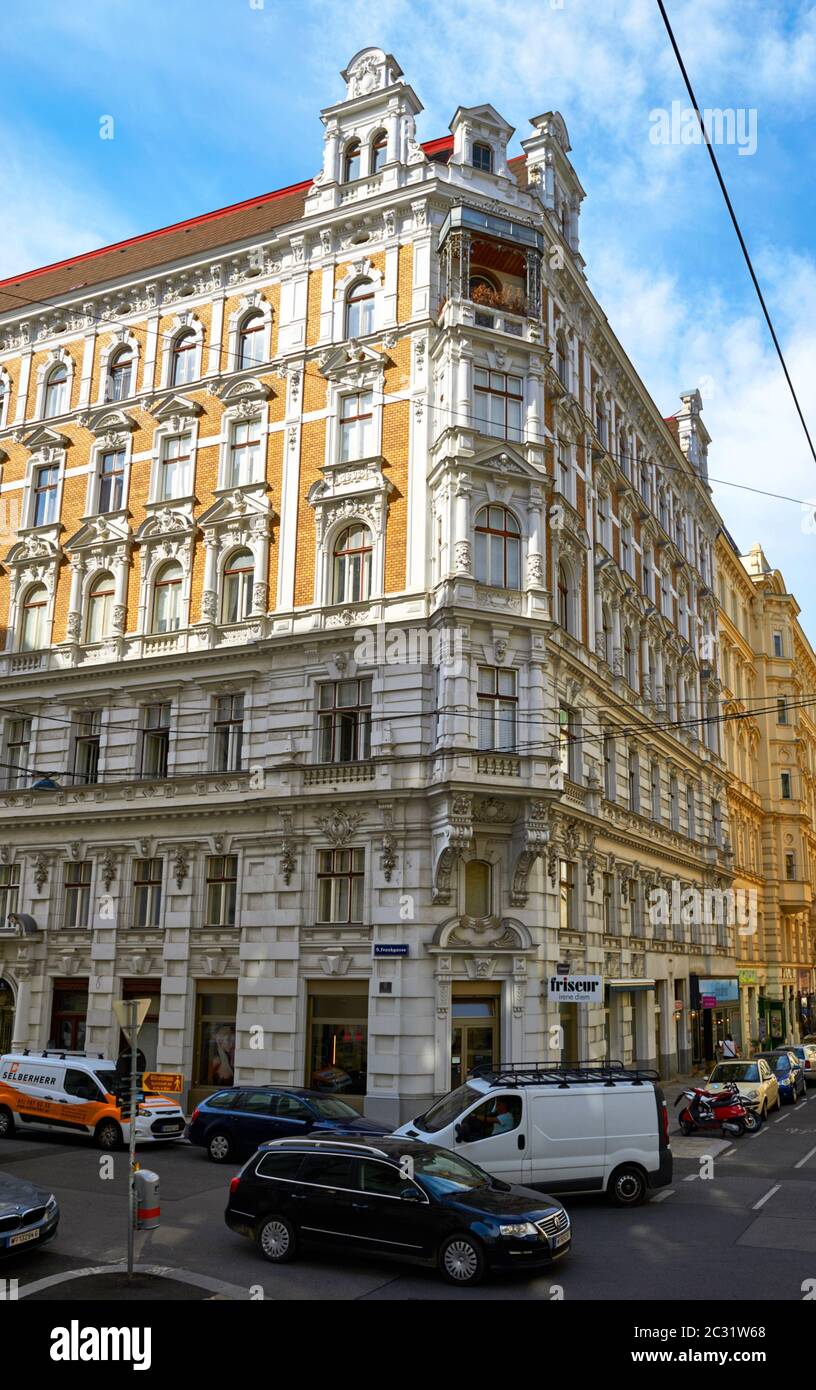 Old buildings at the city streets in Vienna, Austria Stock Photo - Alamy