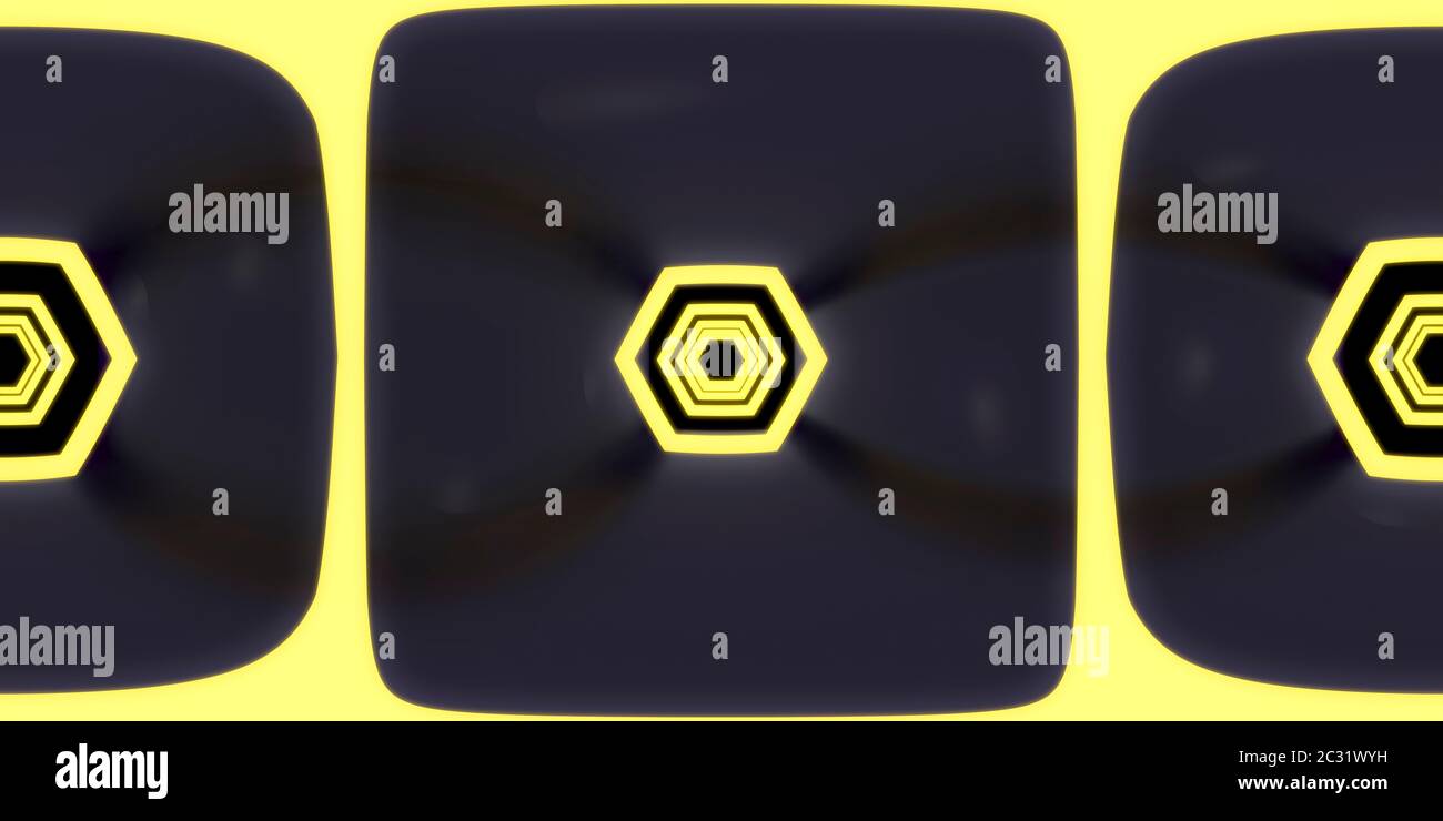 3d illustration, 3d rendering, vr 360 panorama abstract images of the ...