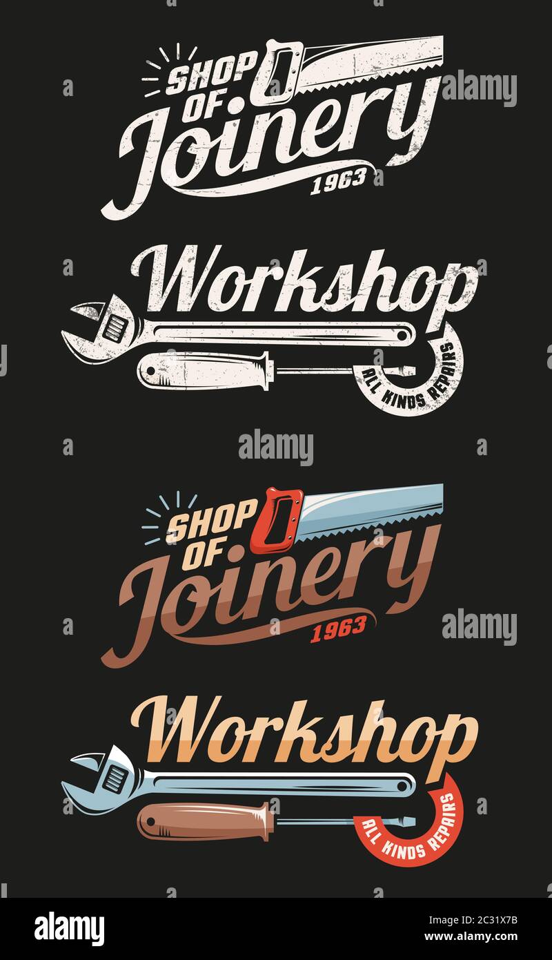 Joinery work industry Stock Vector Images - Alamy