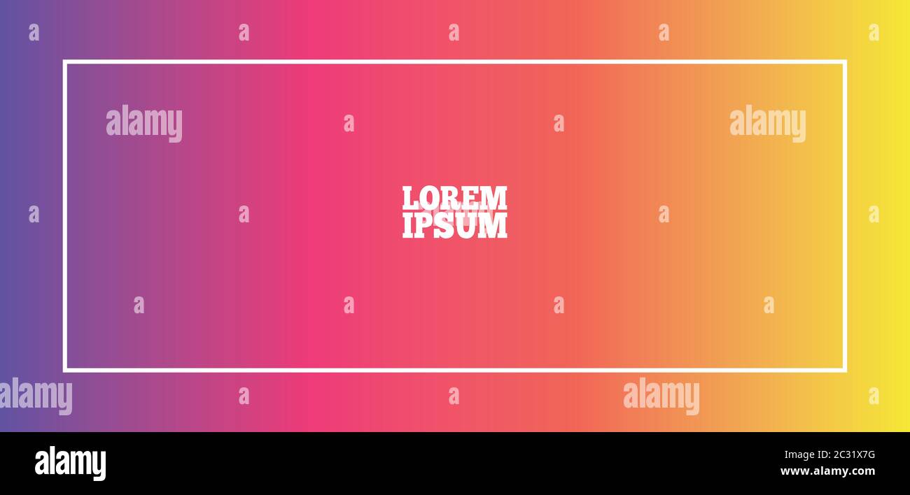 Colorful gradient background with frame and place for text, Abstract ...
