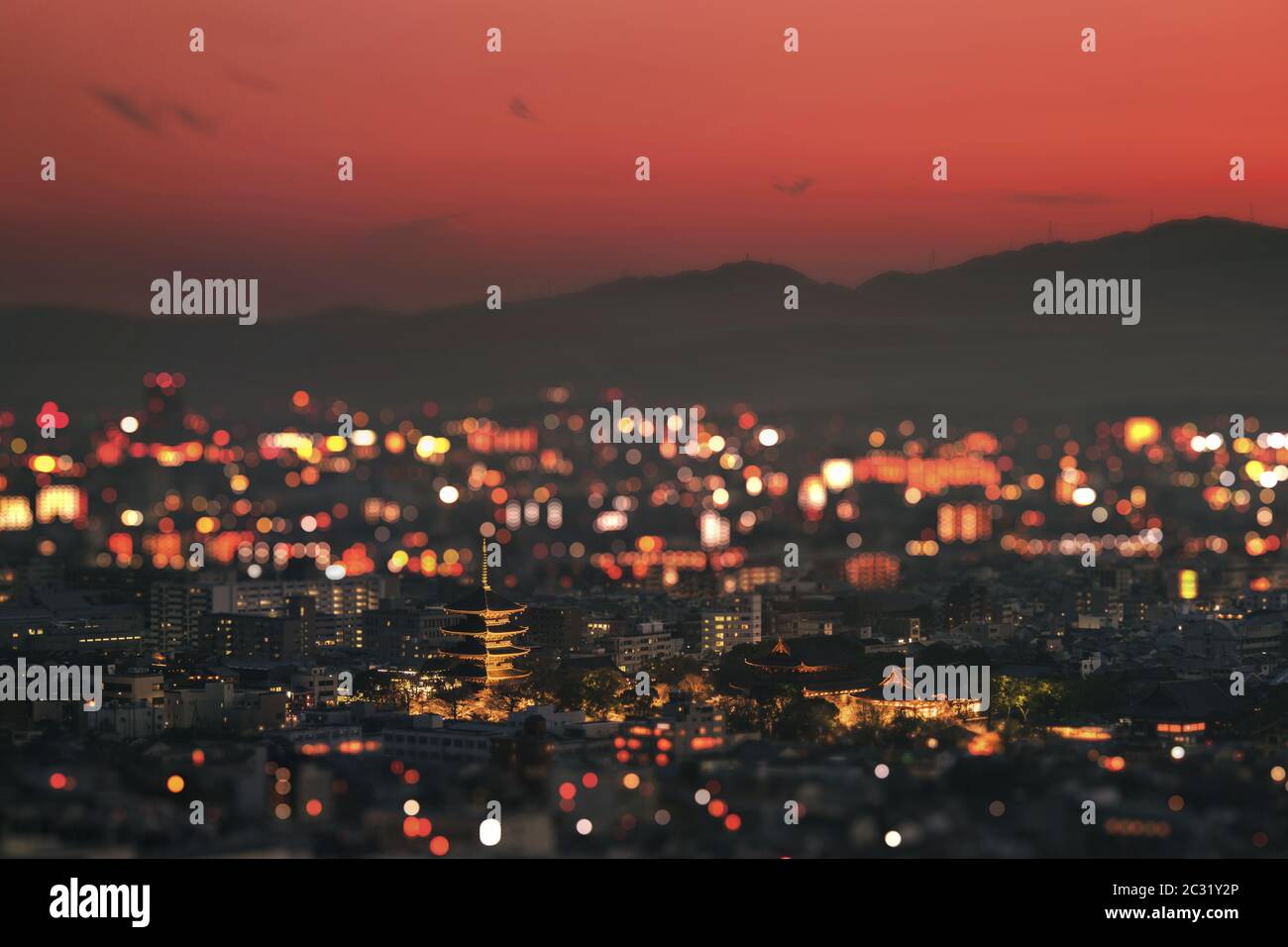 Kyoto sunset hi-res stock photography and images - Alamy