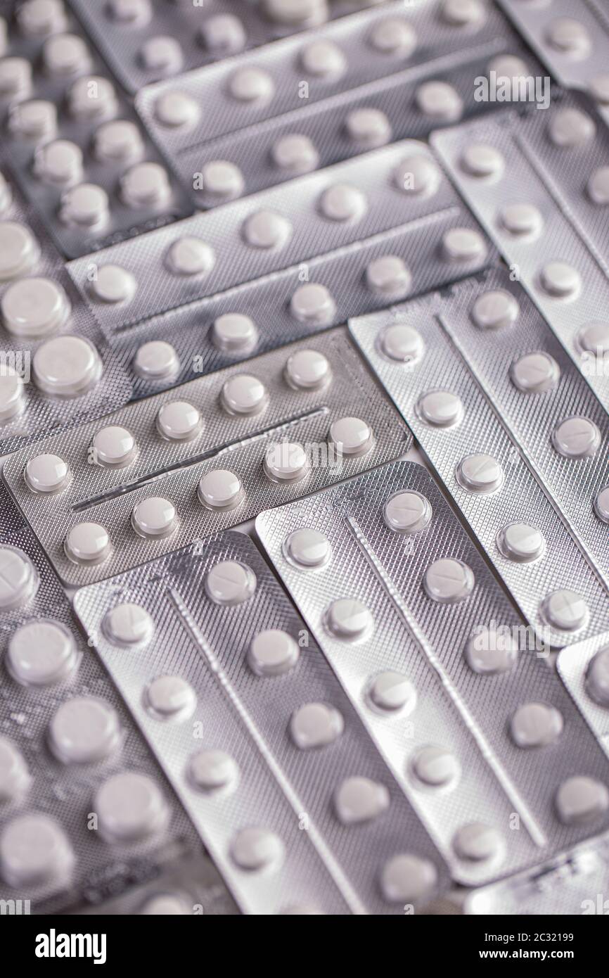 Various medicines tablets blister hi-res stock photography and images ...