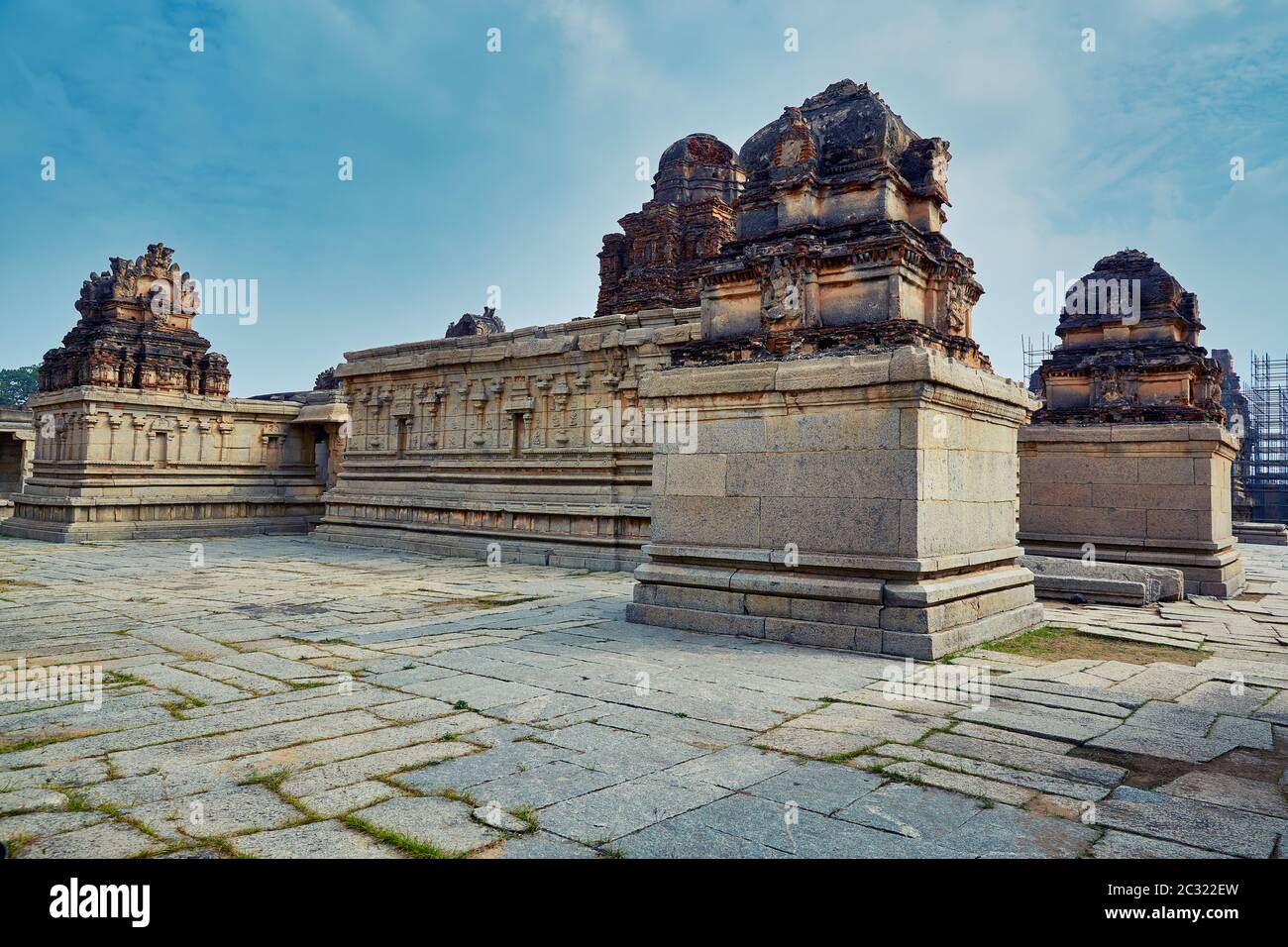 Vijayanagara temple in Hampi, Karnataka, India Stock Photo - Alamy