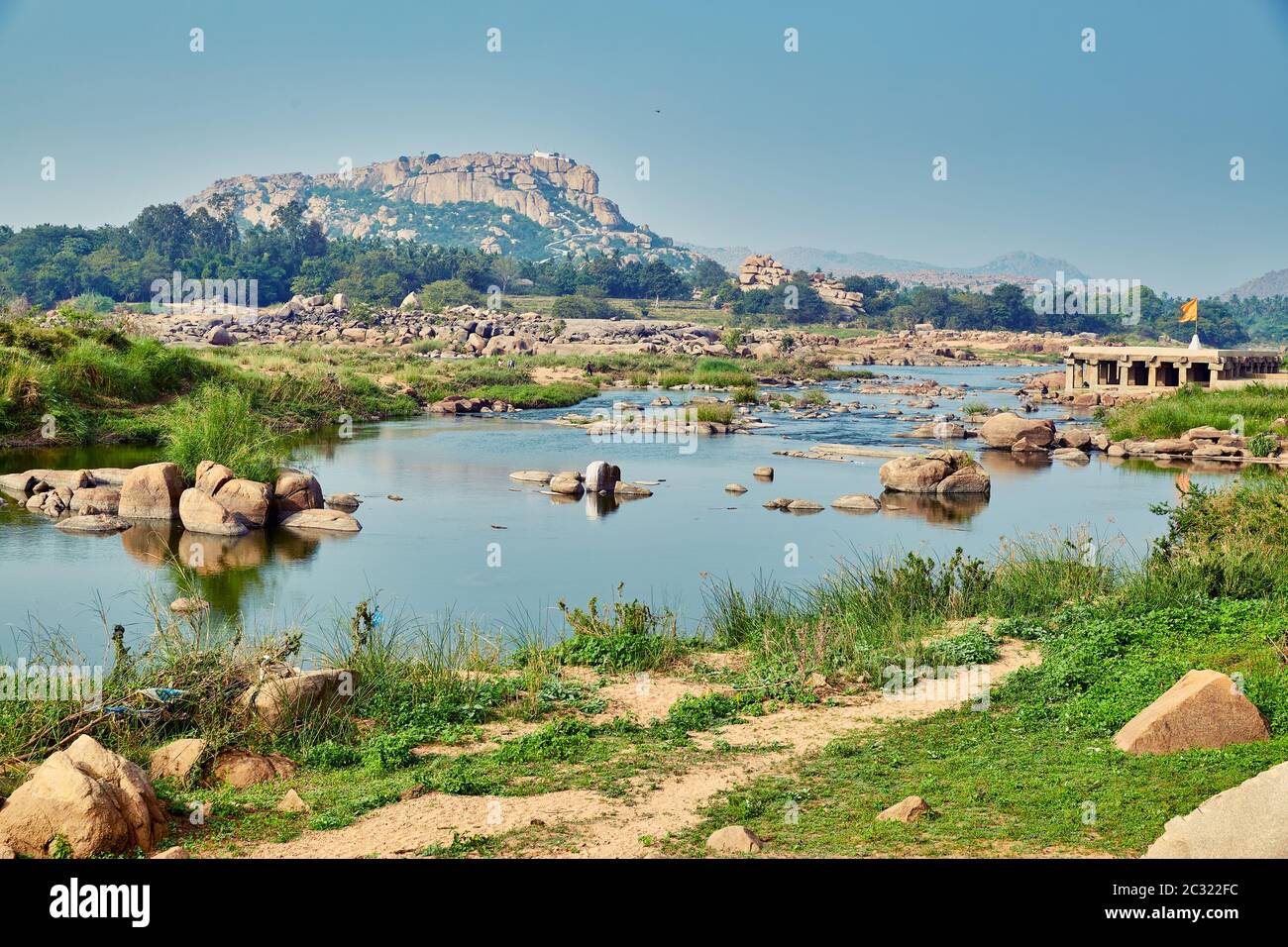 Hampi landscape, Karnataka, India Stock Photo - Alamy
