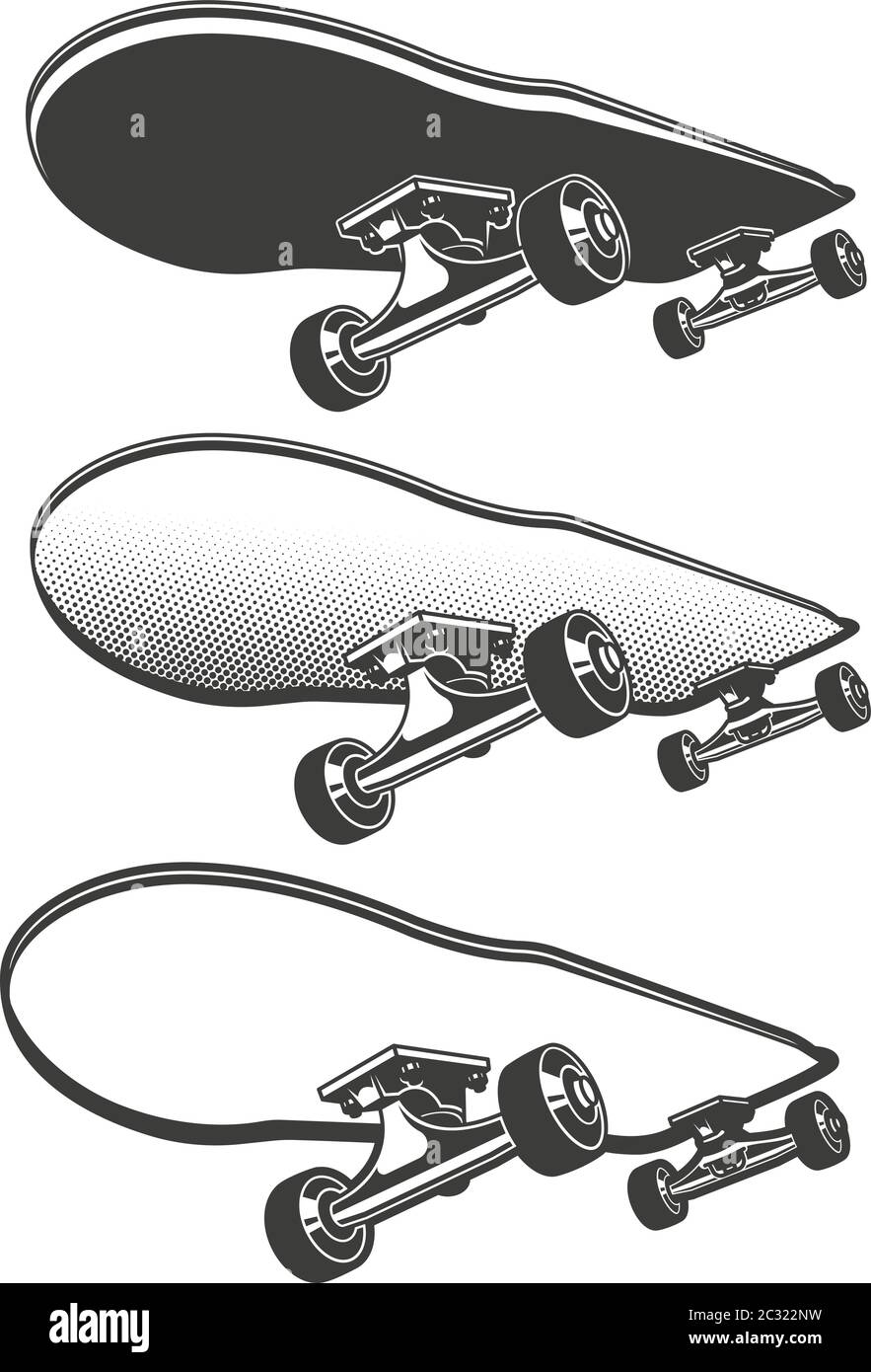 Urban skateboard Black and White Stock Photos & Images - Alamy