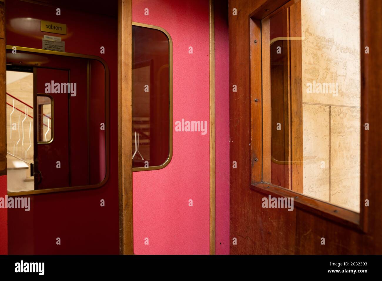 Old lift doors hi-res stock photography and images - Alamy