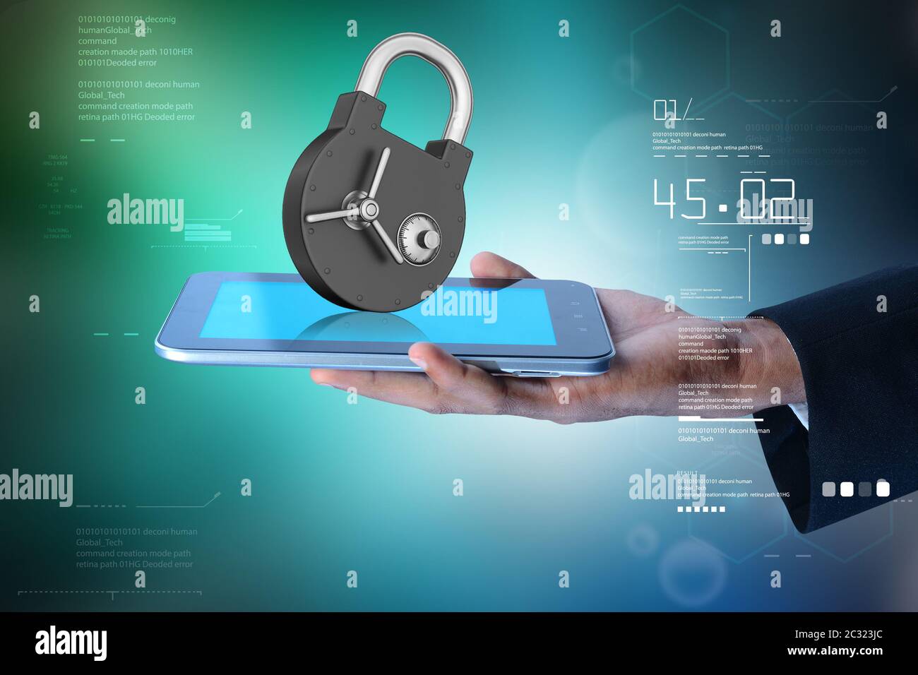 Mobile Internet security Concept Stock Photo - Alamy