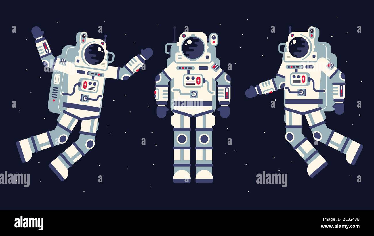 Space suit in different poses Stock Vector Image & Art - Alamy
