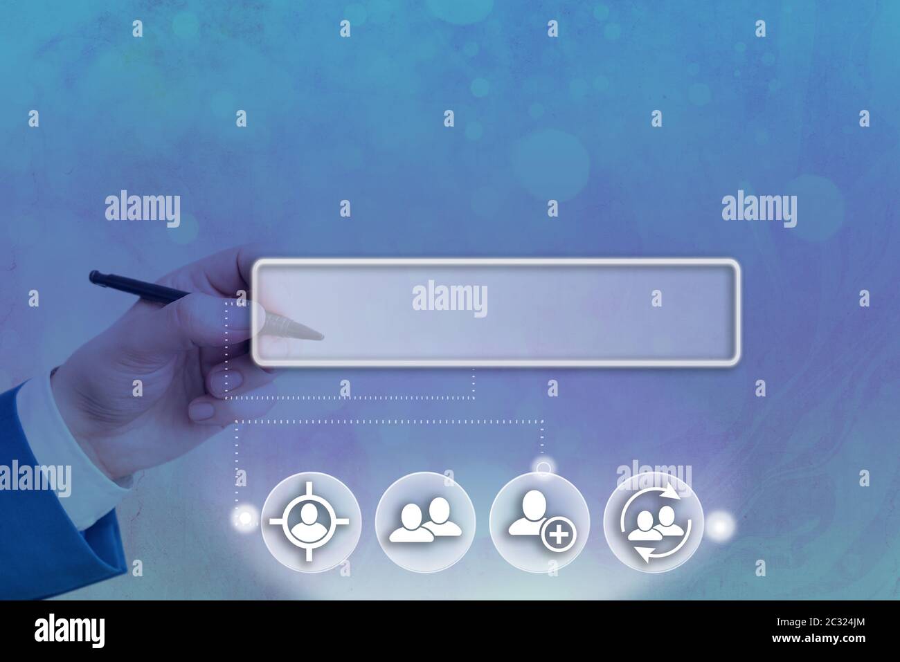 Information Digital Technology Network Connection Infographic Elements ...