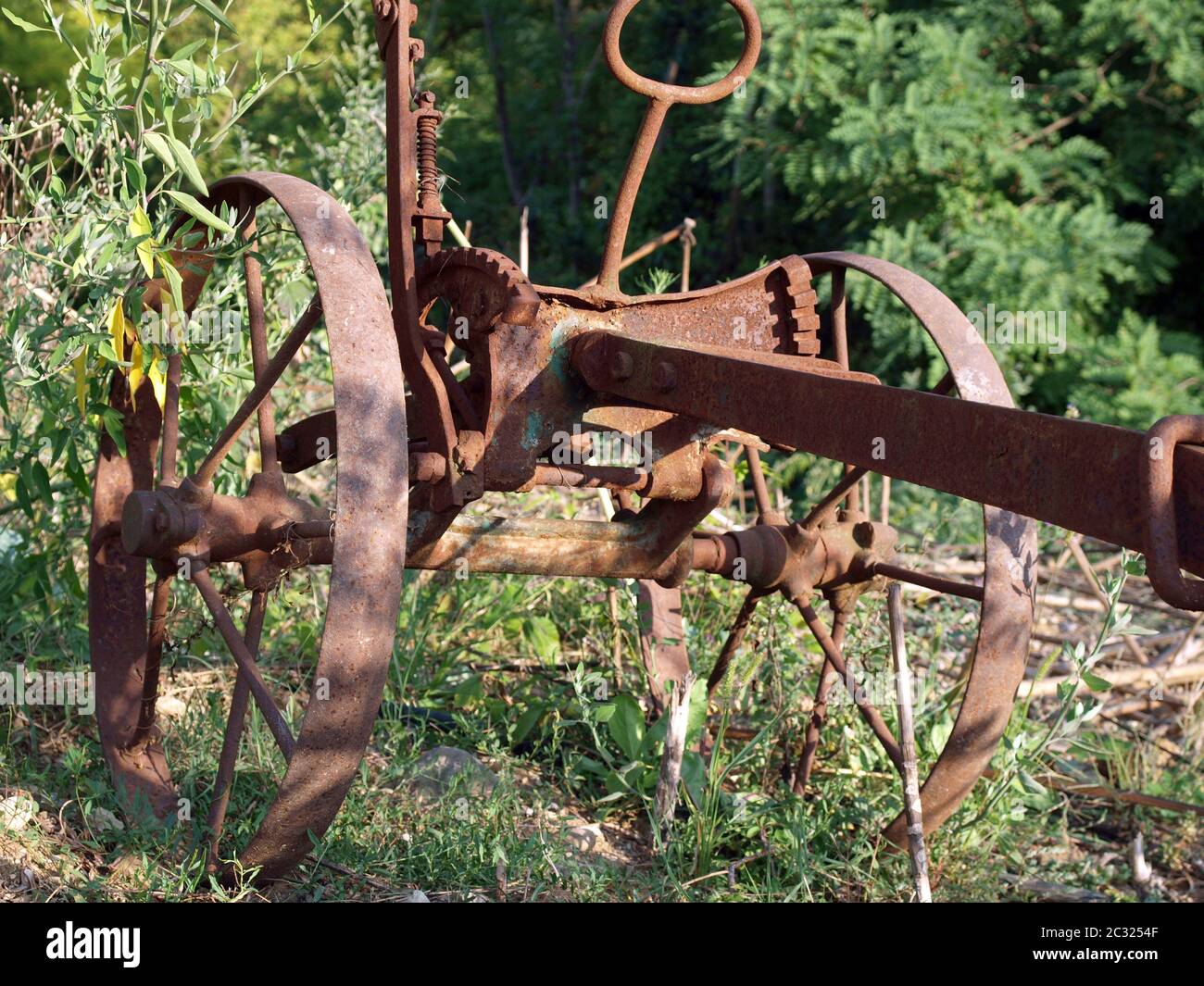 old agricultural tools Stock Photo - Alamy