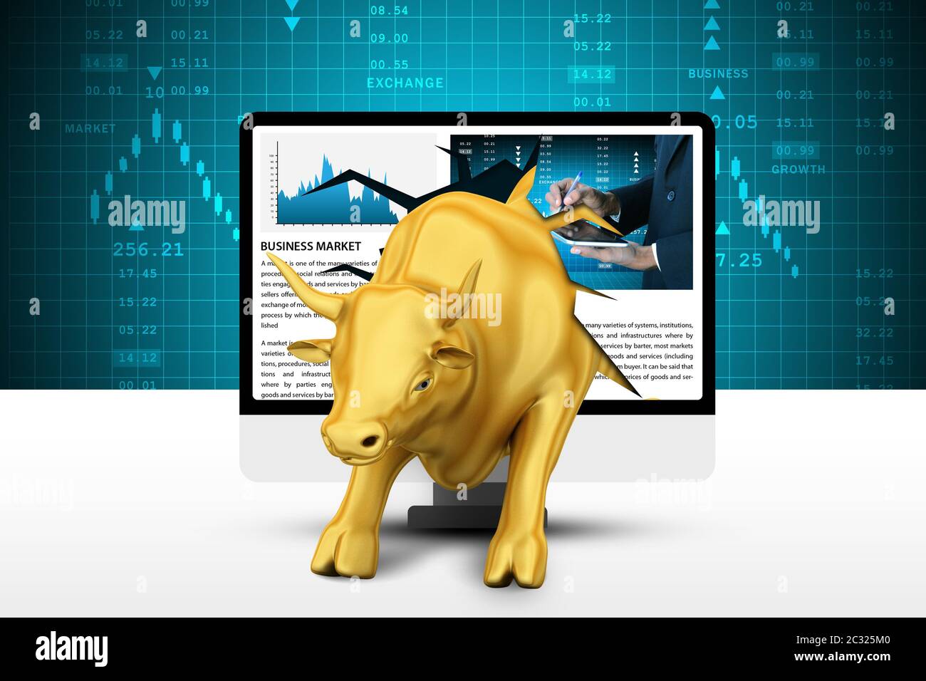 Bullish movement hi-res stock photography and images - Alamy