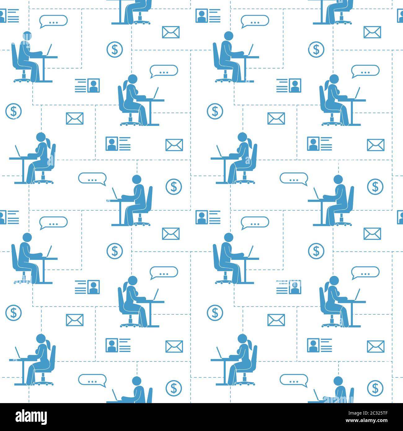 Pictogram people in the global Internet network Stock Vector Image ...