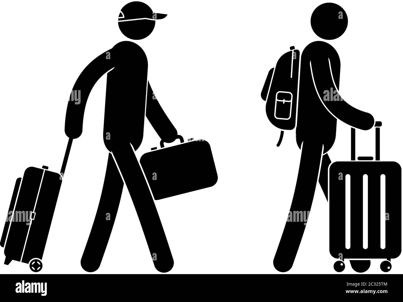 Luggage sign Black and White Stock Photos & Images - Alamy