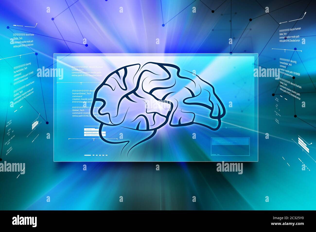 Human brain structure Stock Photo - Alamy