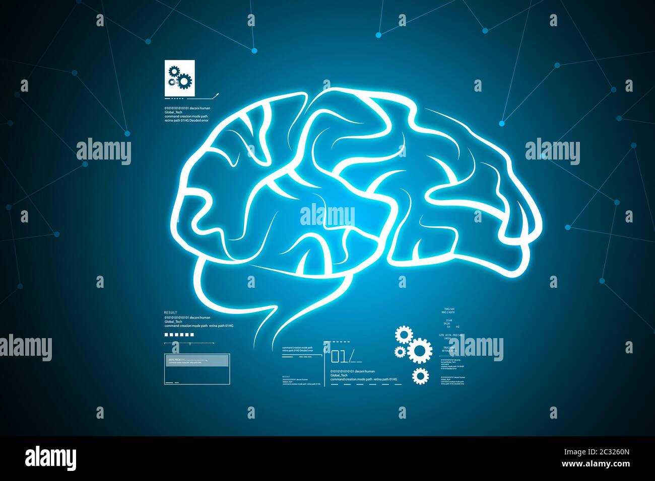 Human brain structure Stock Photo - Alamy