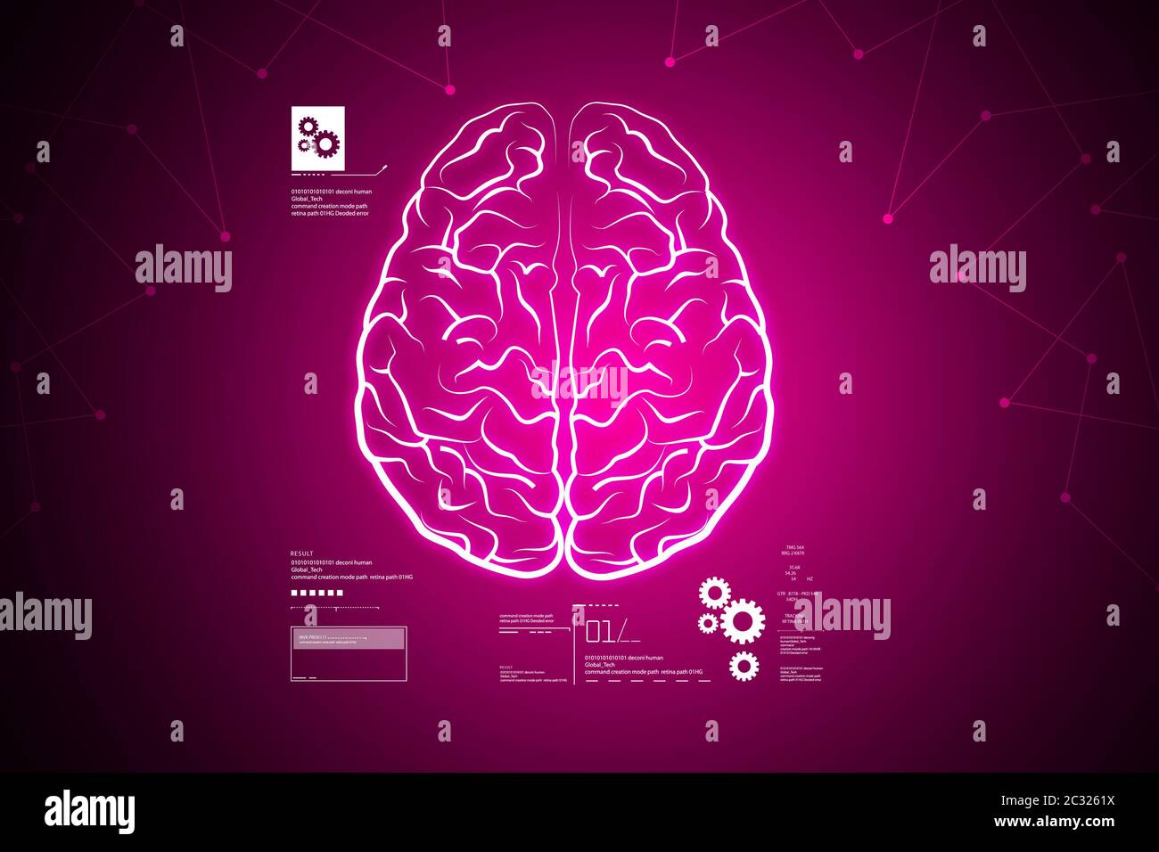 Human brain structure Stock Photo - Alamy