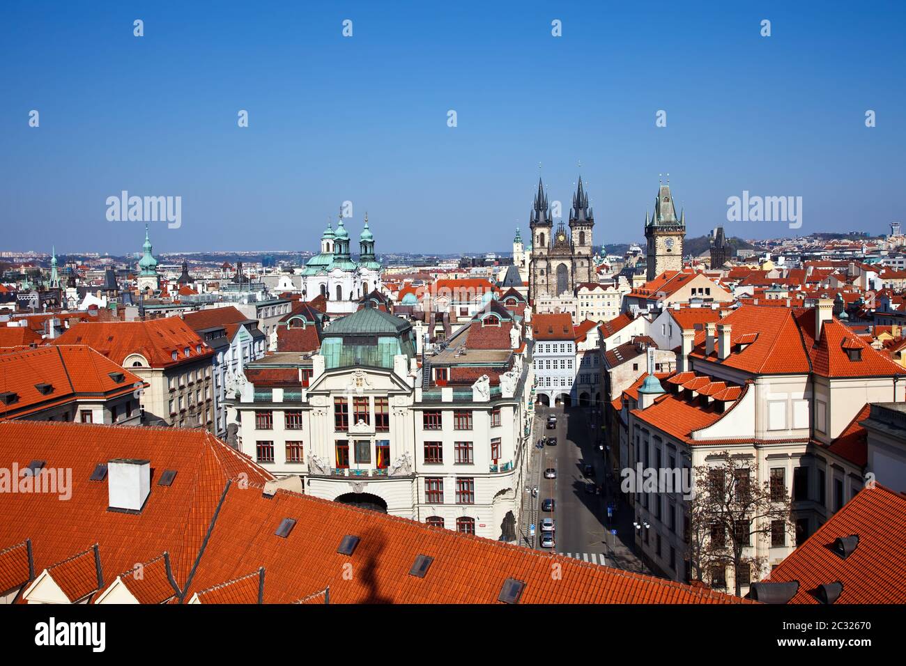 Baroque architecture red roofs hi-res stock photography and images - Alamy