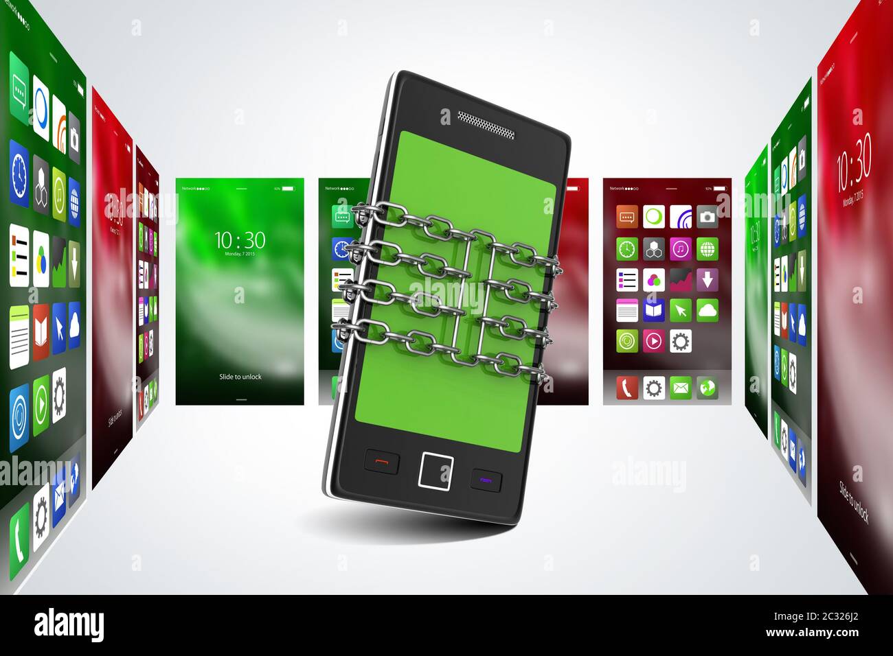 Smart phone safety concept Stock Photo - Alamy