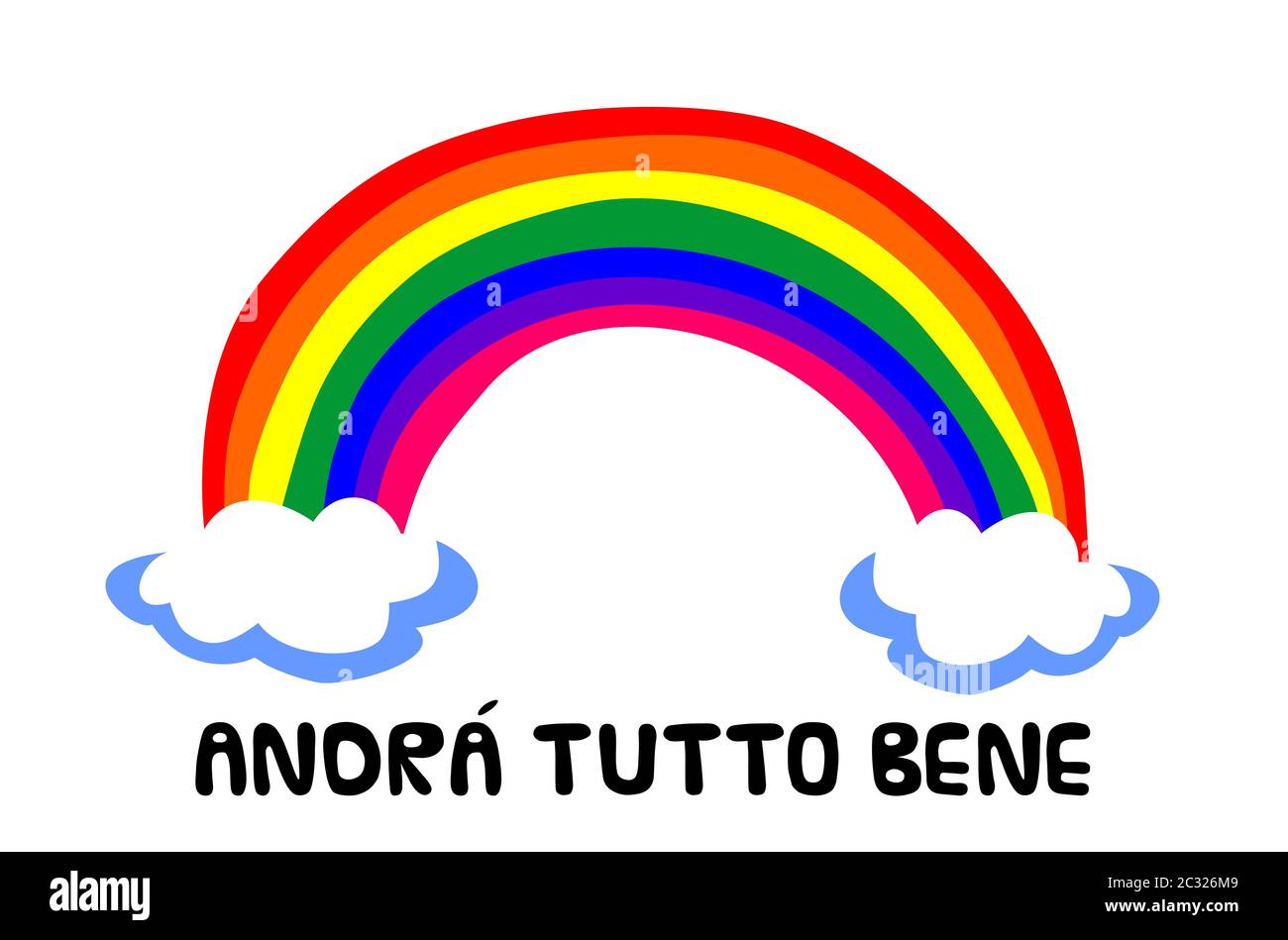 Italy rainbow Cut Out Stock Images & Pictures - Alamy