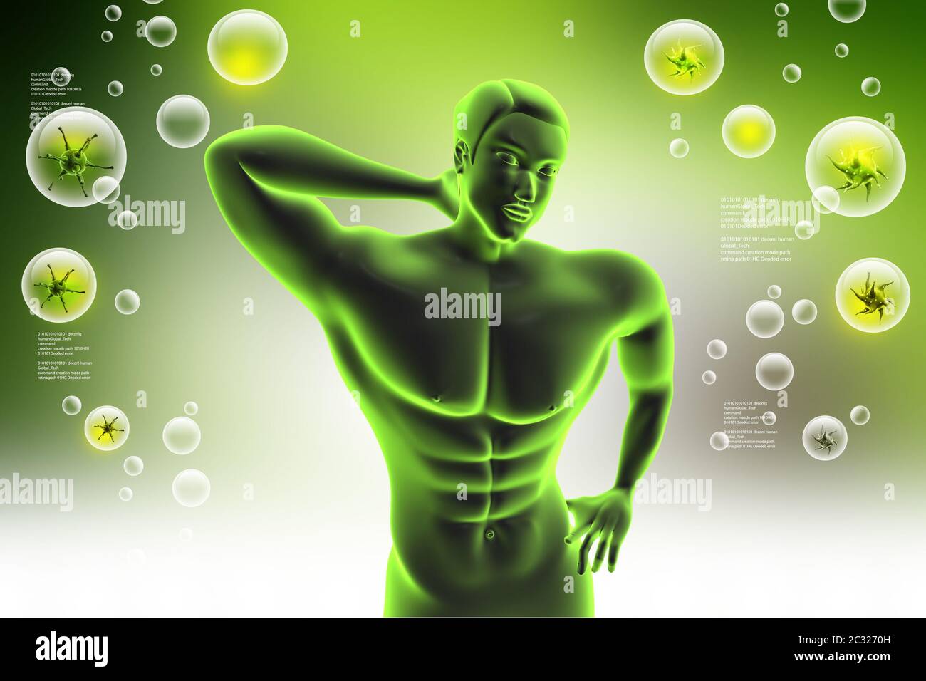 human body with back pain Stock Photo - Alamy