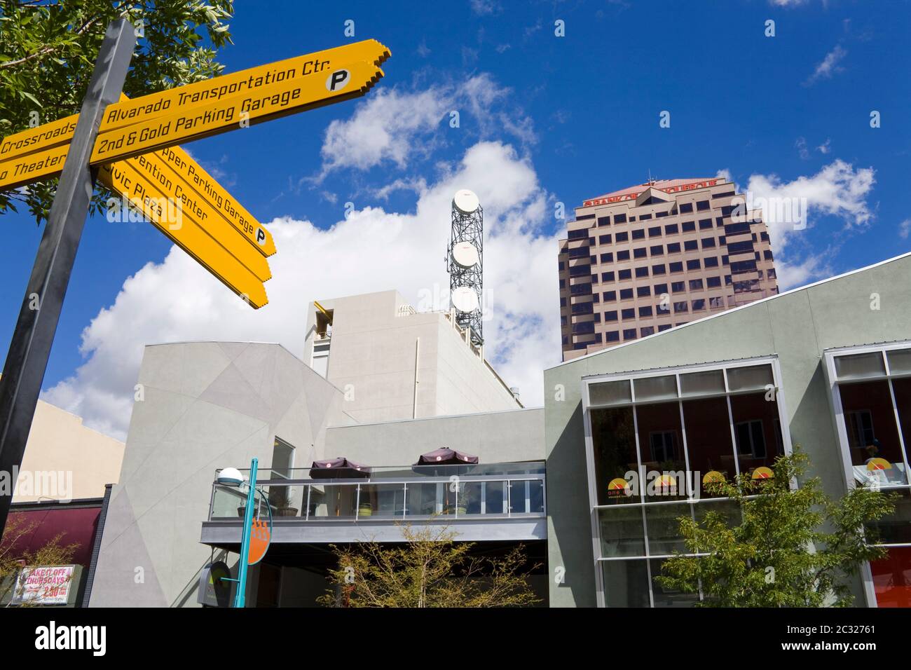 Central Avenue in Albuquerque,New Mexico,USA Stock Photo - Alamy