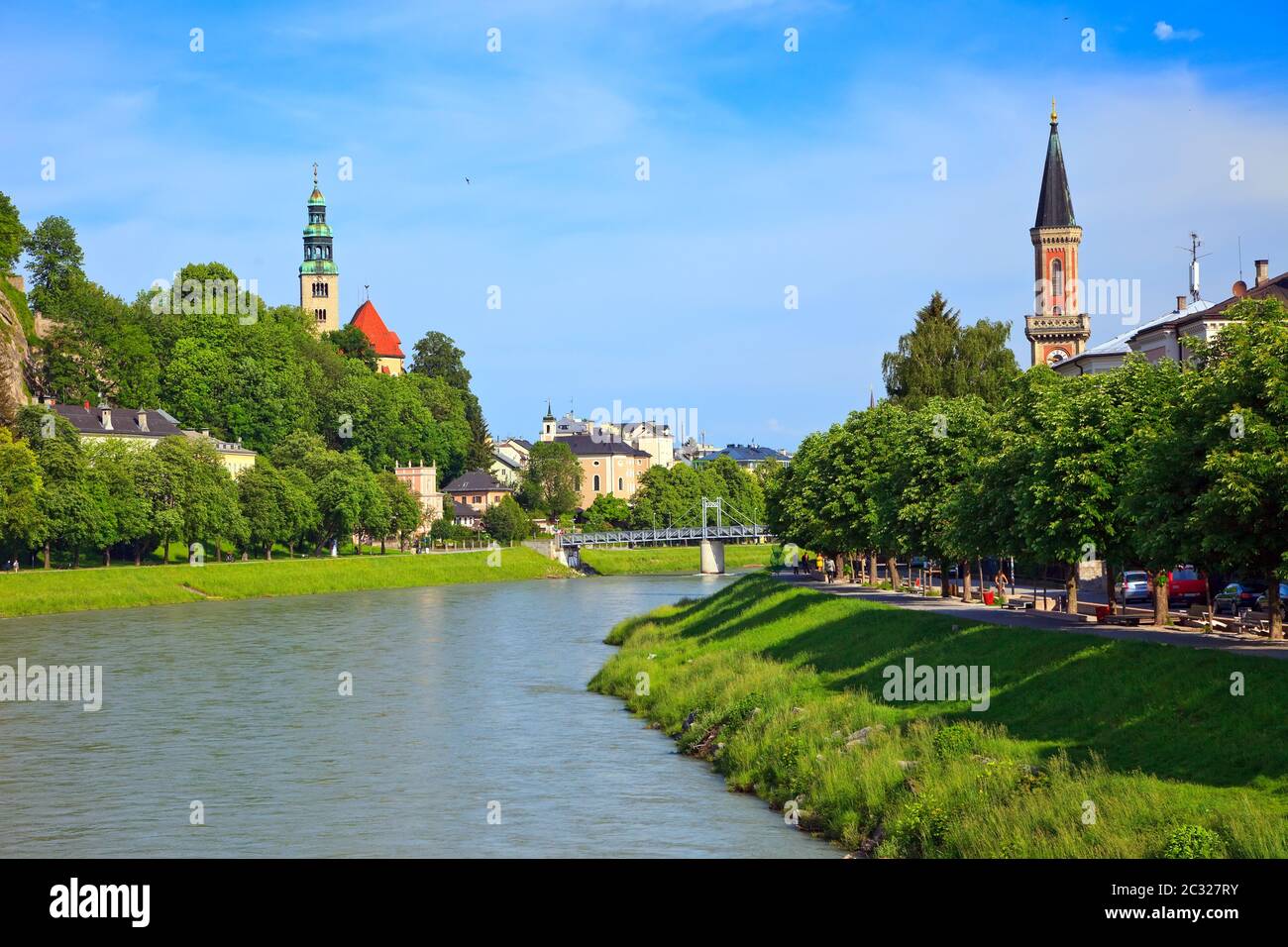 Salzach river and cityscape hi-res stock photography and images - Alamy