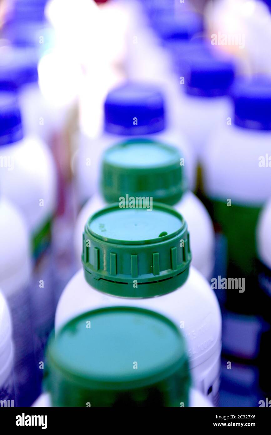 plastic bottles, container for chemical products, image of a Stock ...
