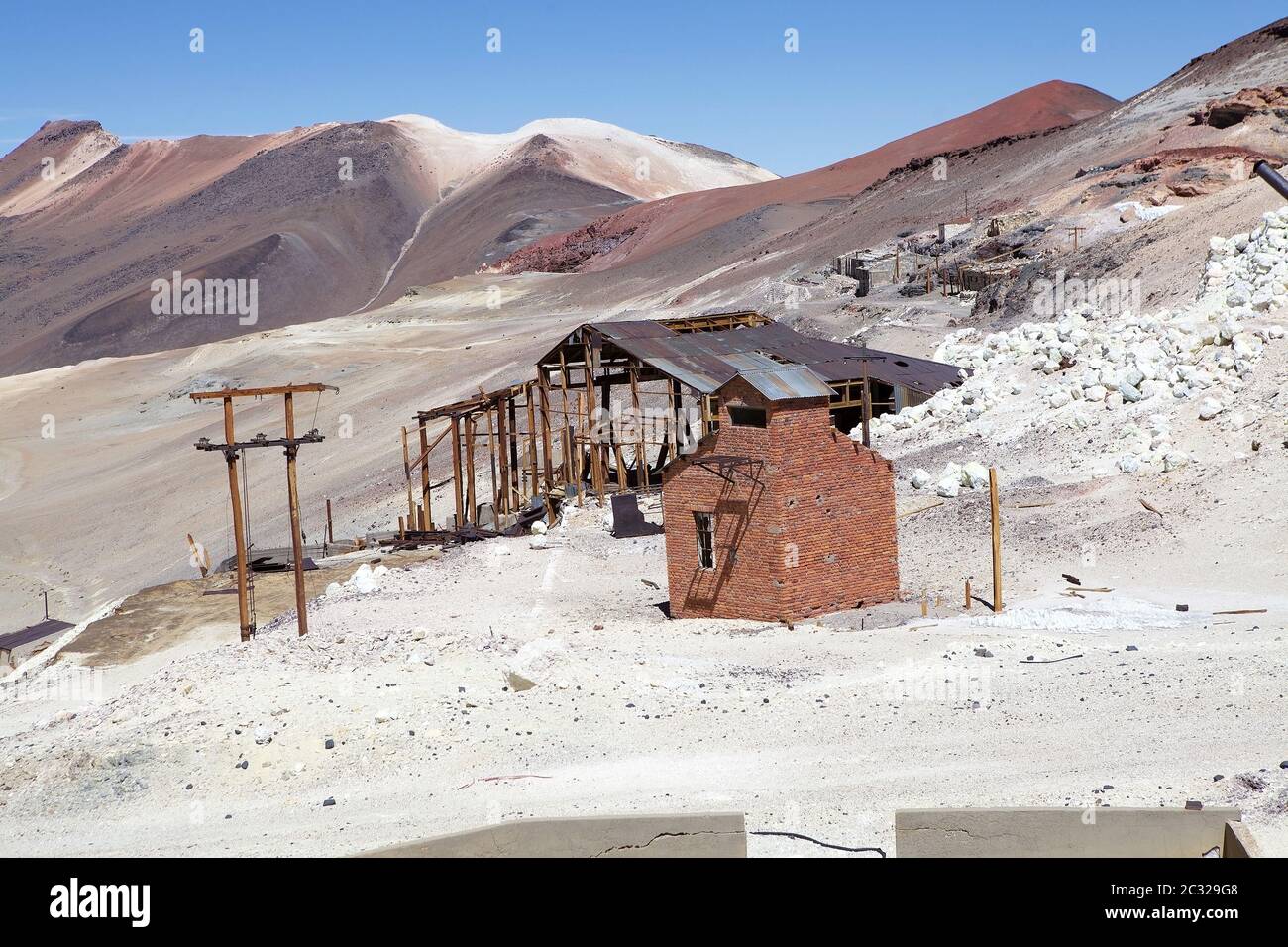 Mina Julia in Salta Province at the Puna de Atacama in northwestern ...