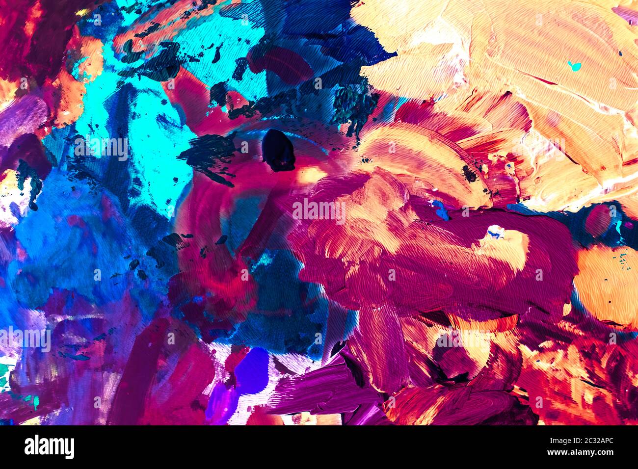 Painterly brush strokes oil paint hi-res stock photography and images ...
