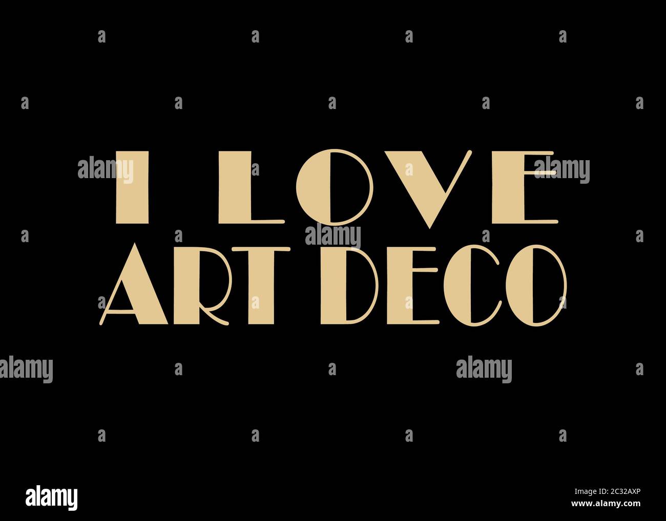 Black art deco hi-res stock photography and images - Alamy