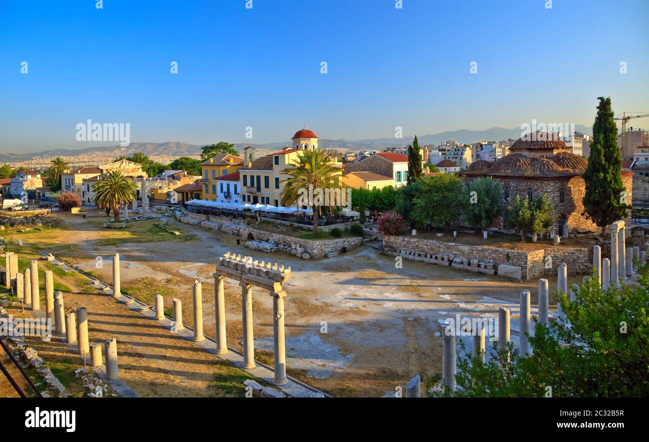 Plaka area athens hi-res stock photography and images - Alamy