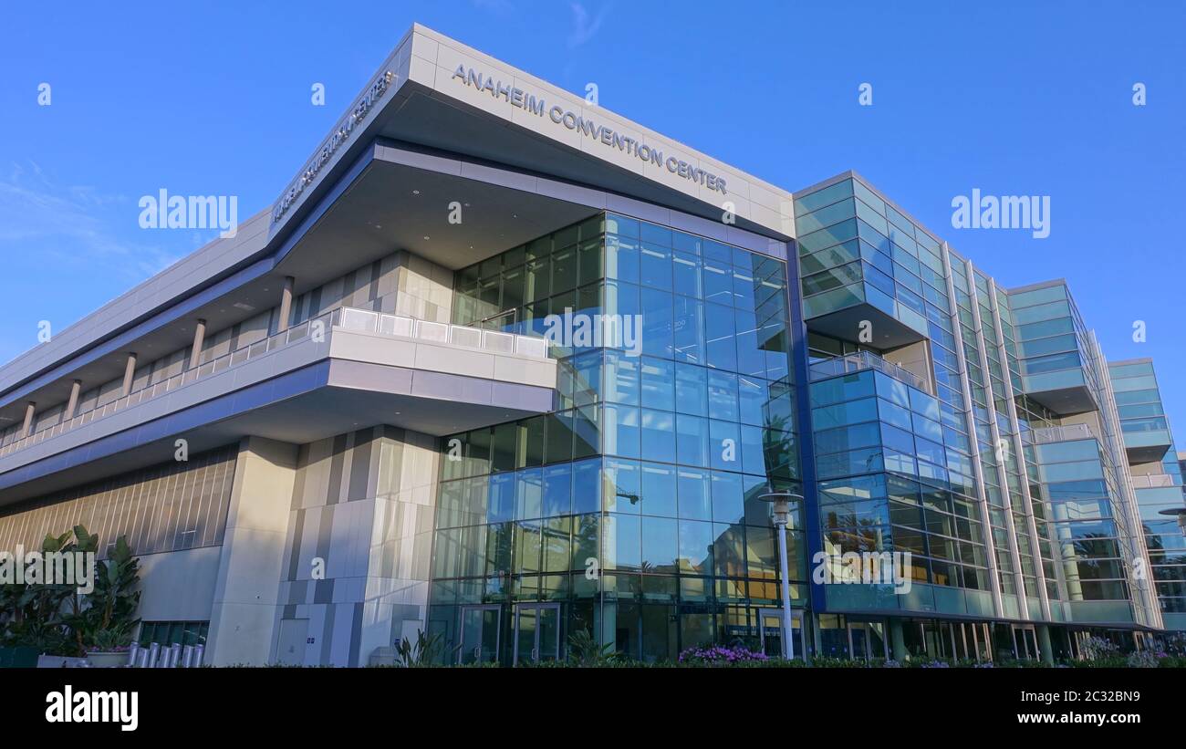 Anaheim Convention Center as seen from the west Stock Photo - Alamy