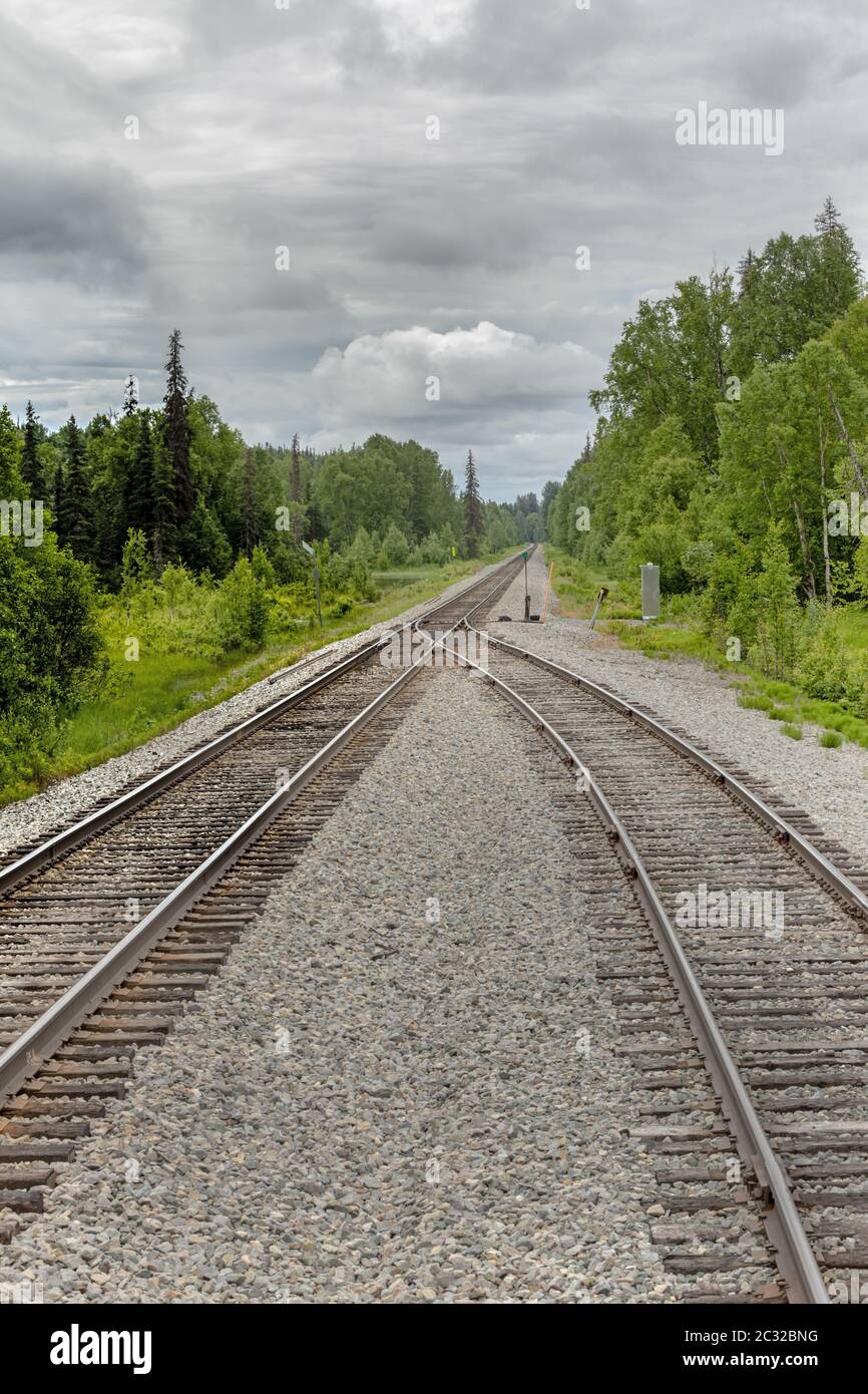 Railroad switch stand hi-res stock photography and images - Alamy