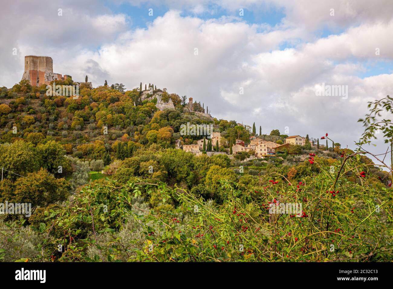 Tuscan Medieval town Rocca d'Orcia Tuscany Italy Picturesque Places ...