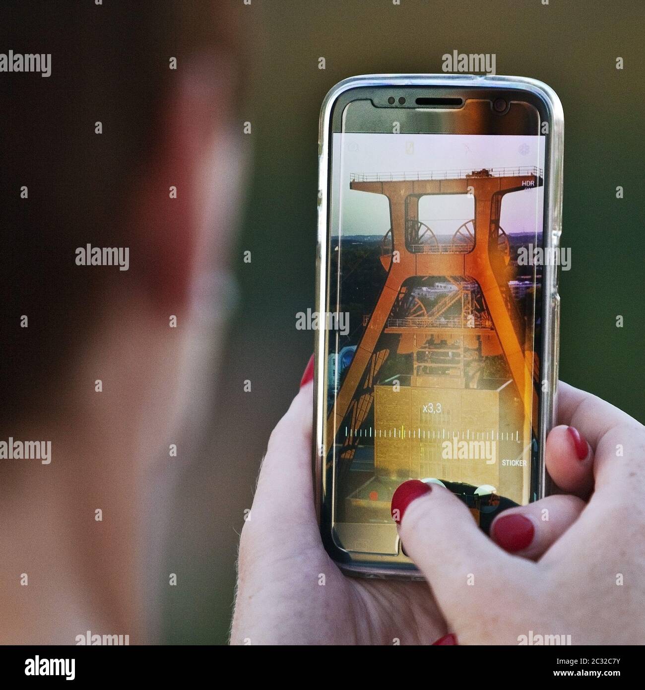 Phone frame hi-res stock photography and images - Alamy