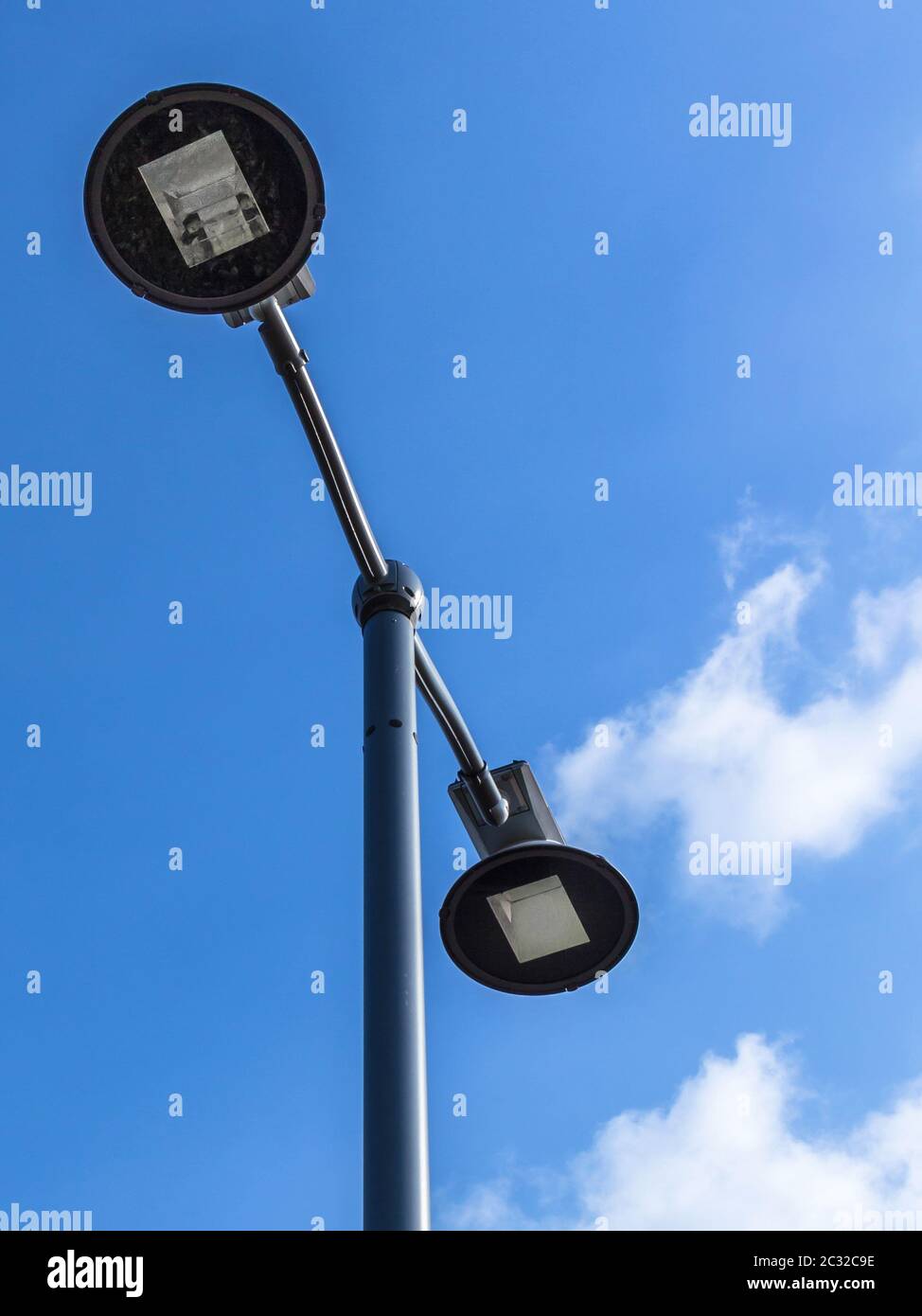 Modern street lamp Stock Photo - Alamy