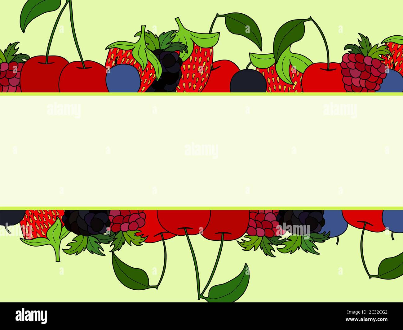 abstract doodle berry background Stock Photo - Alamy