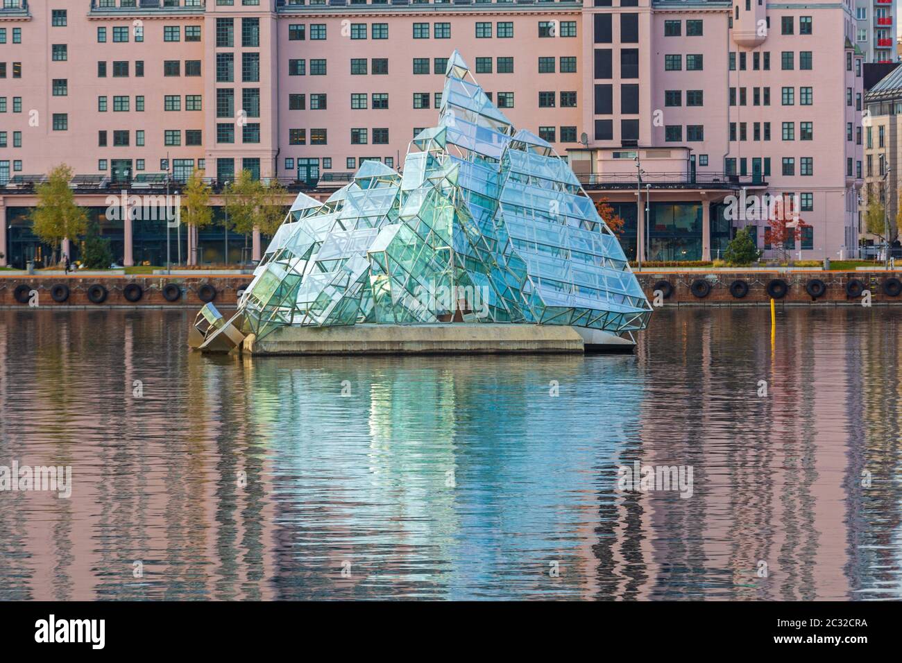 Floating Iceberg Glass Structure in Oslo Norway Stock Photo - Alamy