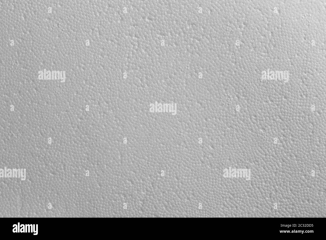 Seamless texture of white polystyrene foam or styrofoam, close-up flat ...