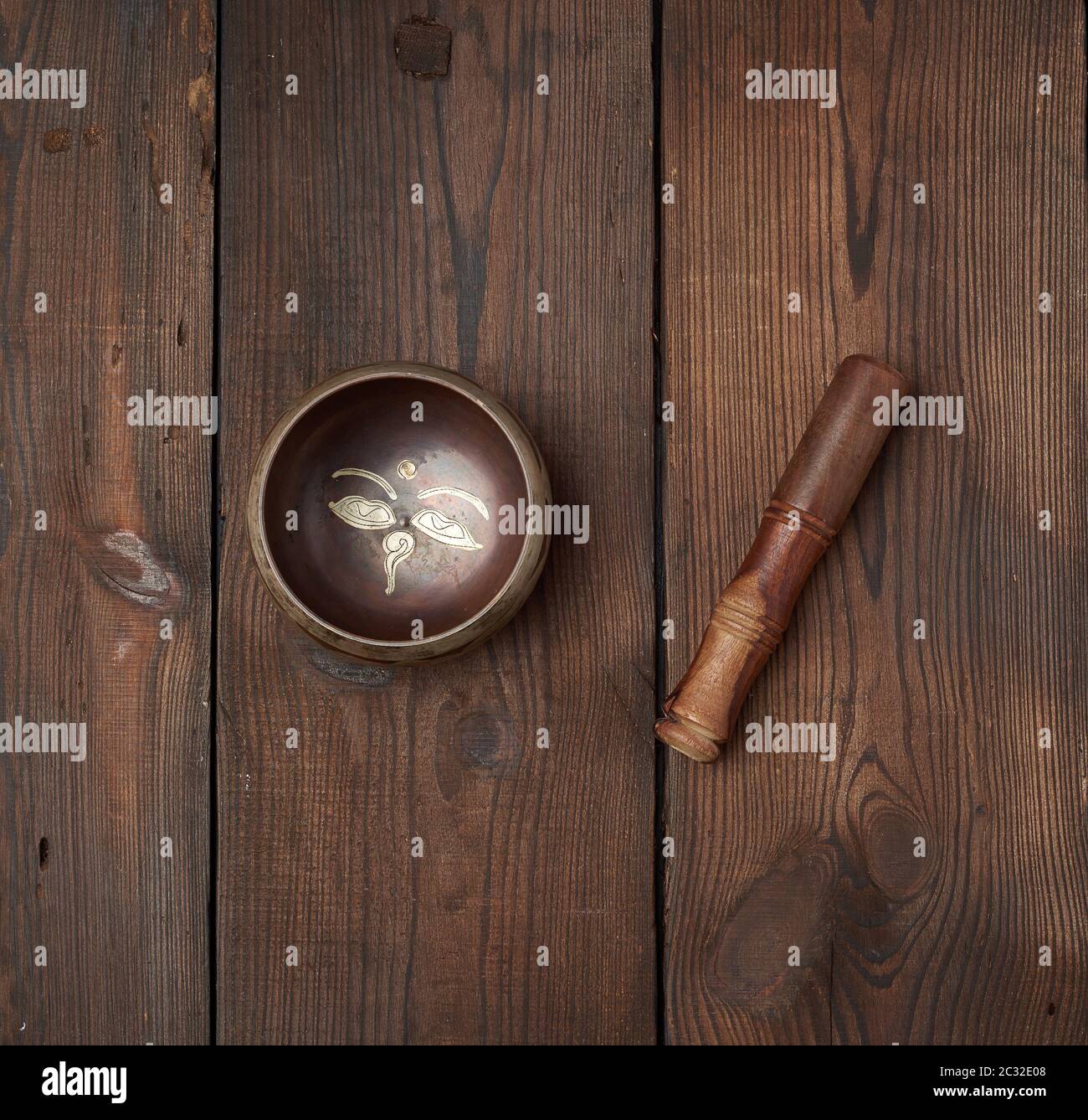 Tibetan singing bowl stick hi-res stock photography and images - Alamy