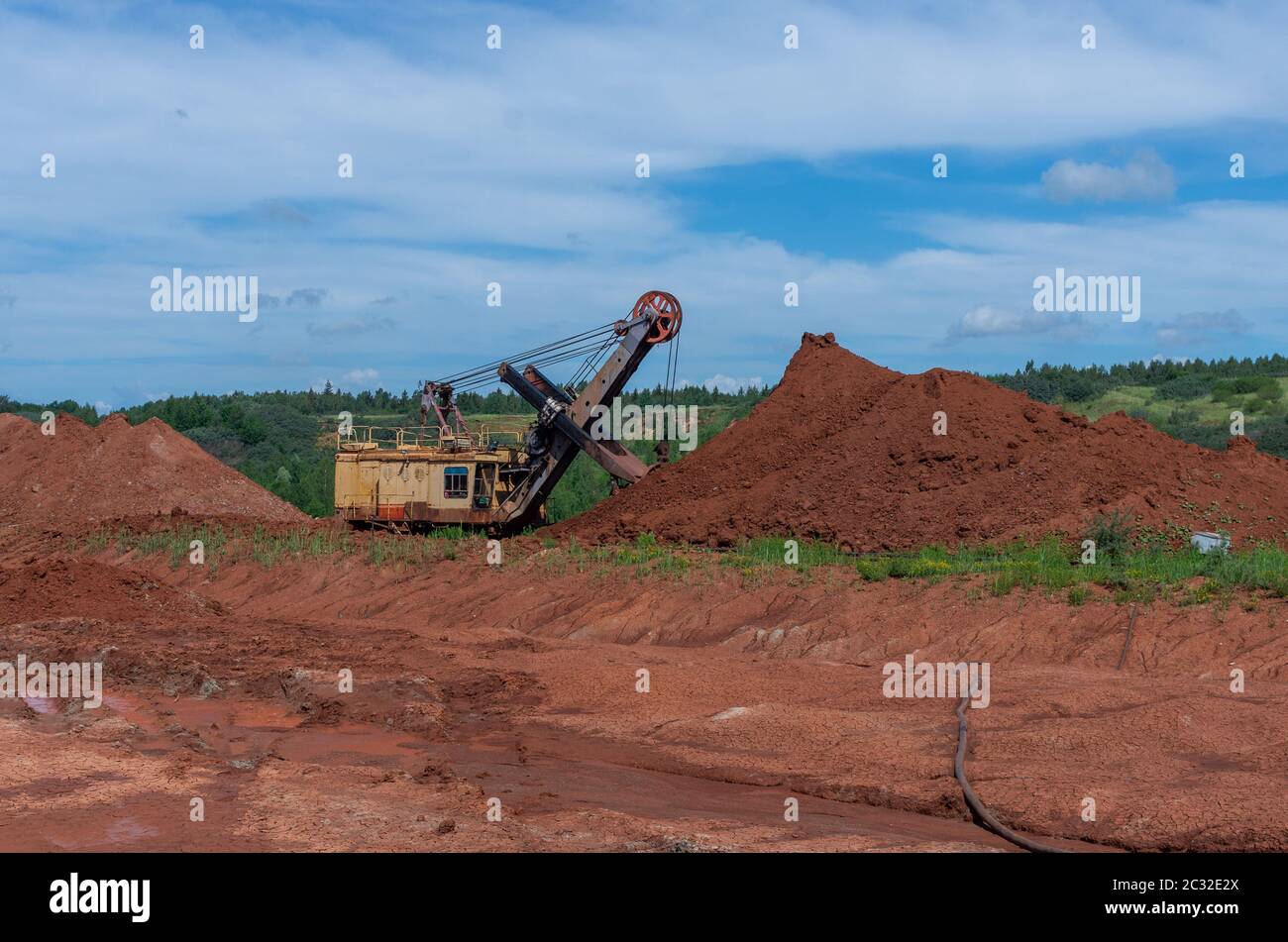 Opencast mining site hi-res stock photography and images - Alamy