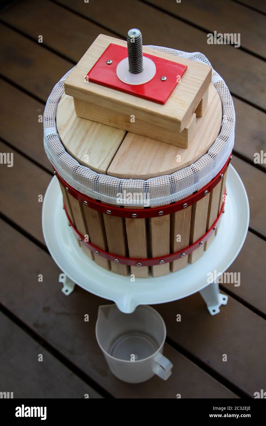Details Detailed views of the winemaking, wine press Stock Photo - Alamy