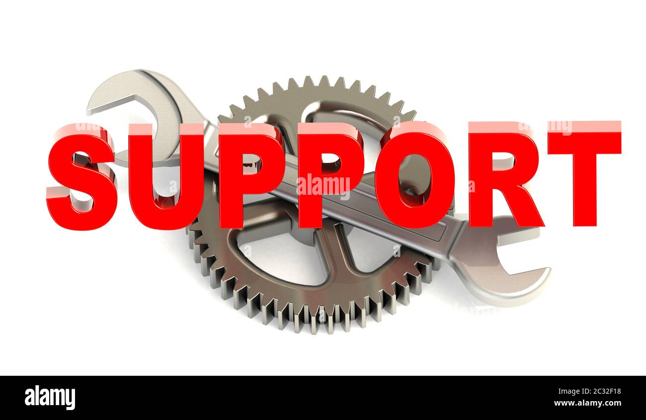 Support Help Service Stock Photo - Alamy