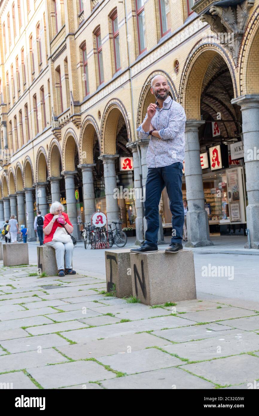 Mete Güner bei der Pressevorstellung des Crowdfunding Filmprojekts ...