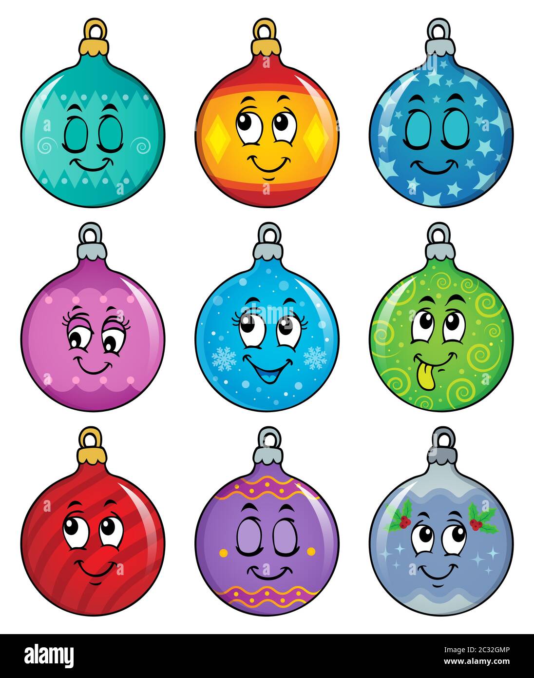 Happy Christmas Ornaments Theme Image 2 Picture Illustration Stock Photo Alamy happy-christmas-ornaments-theme-image-2-picture-illustration-stock-photo-alamy