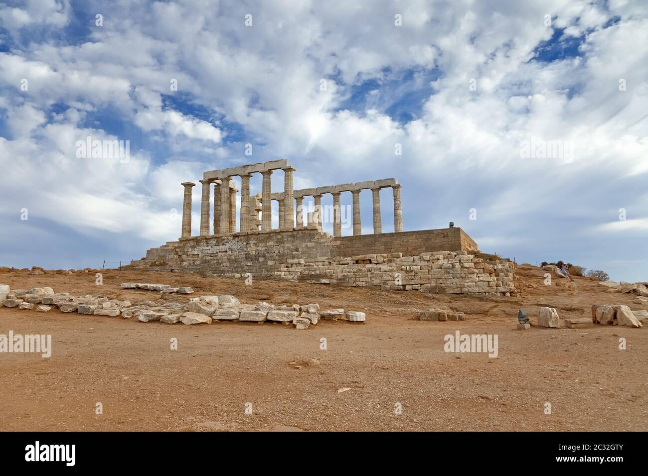 Poseidon temple greece hi-res stock photography and images - Alamy