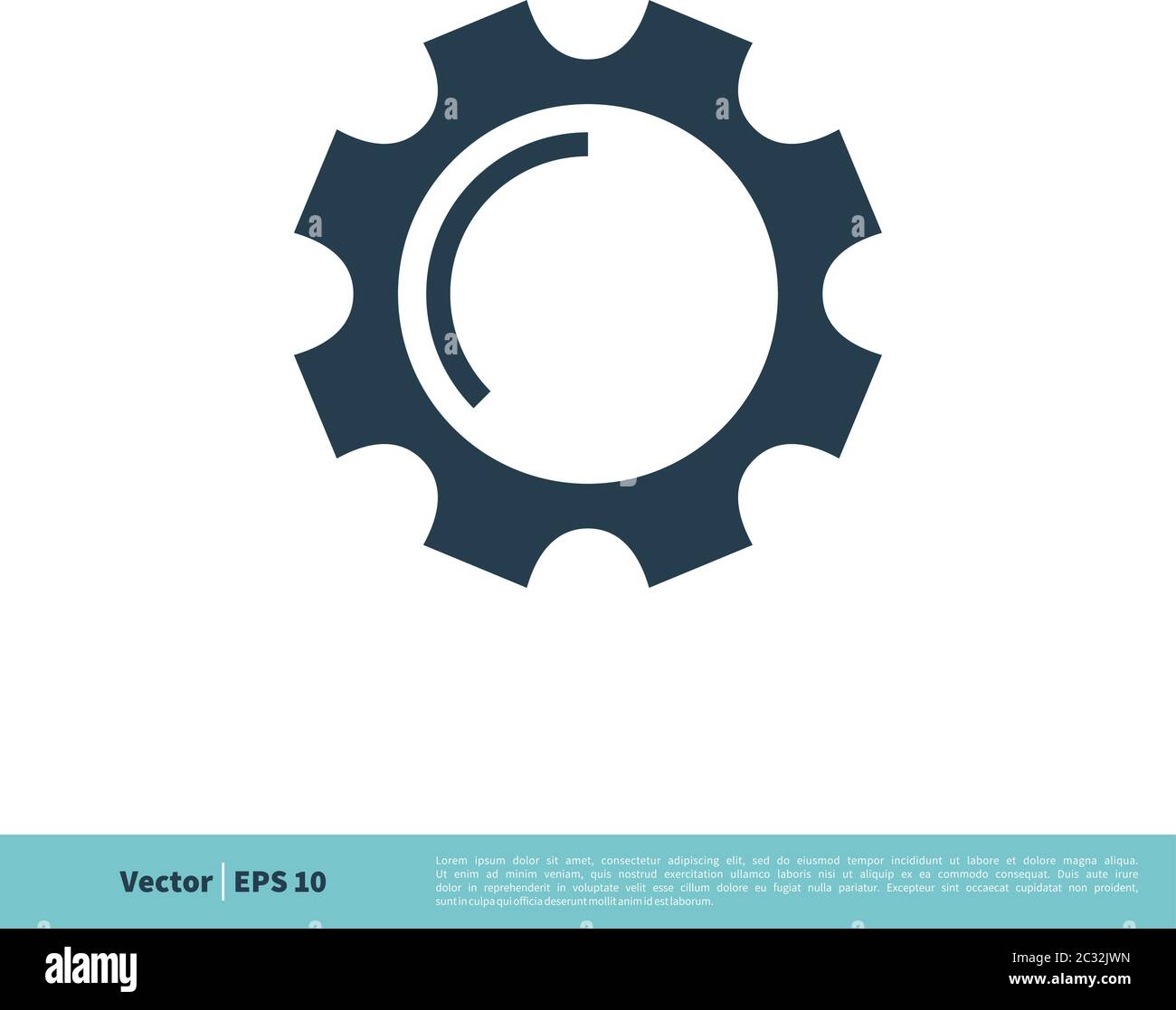 Gear Engineering Icon Vector Logo Template Illustration Design. Vector ...