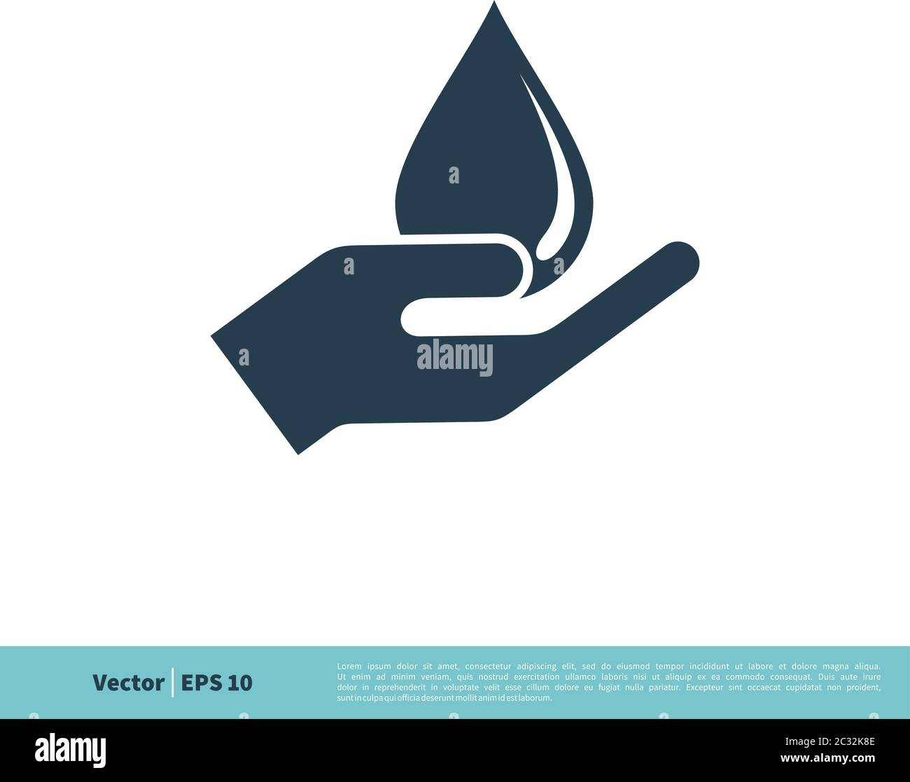 Save Water Icon Vector Logo Template Illustration Design. Vector EPS 10 ...
