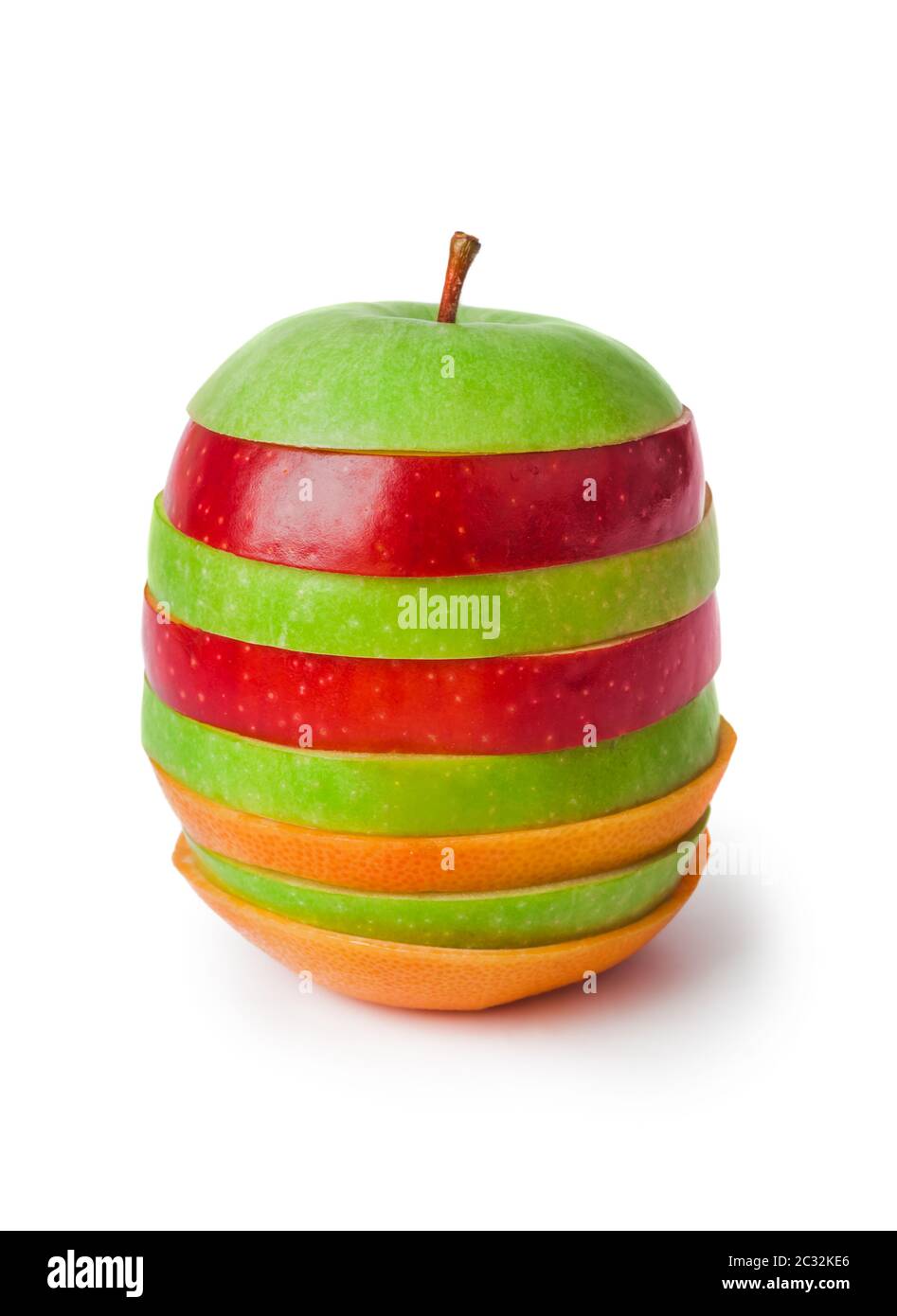 Stack of sliced fruits Stock Photo - Alamy